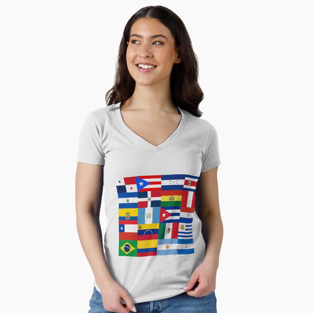 "Flags of Latin America" Essential T-Shirt for Sale by GeronimoGeorge ...