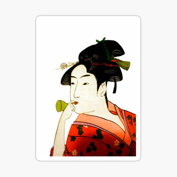 "Geisha" Sticker by heatherfriedman | Redbubble