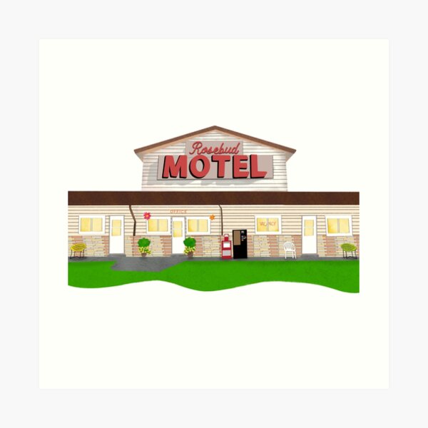 "Rosebud Motel Illustration" Art Print for Sale by whyshecreates ...