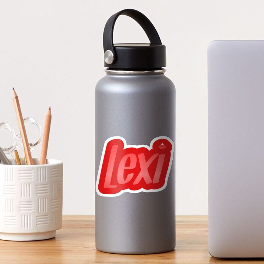 "LExi name" Sticker for Sale by kkatelin | Redbubble