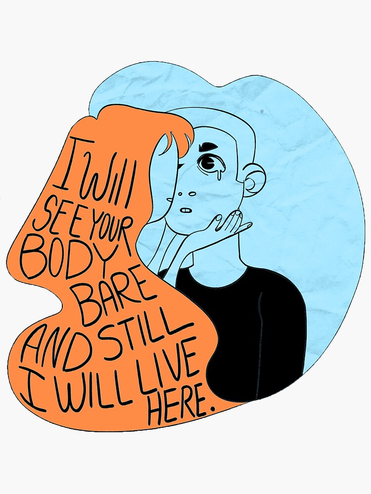 "I Will." Sticker for Sale by amberbmarquez | Redbubble