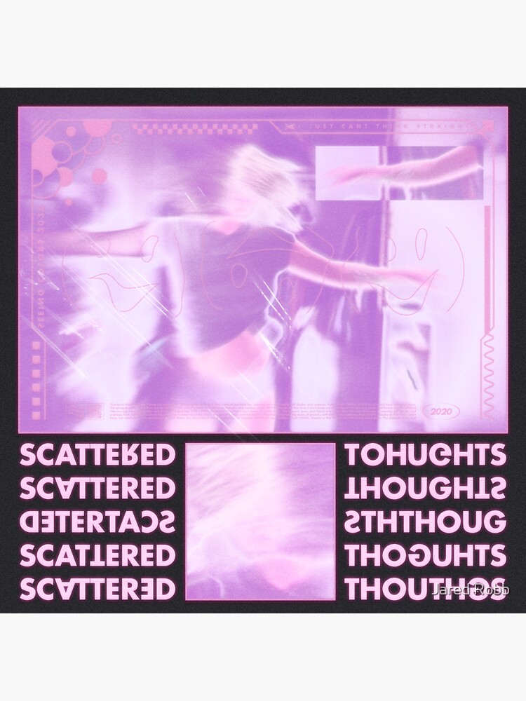 "Scattered Thoughts" Sticker for Sale by seeing-colors | Redbubble