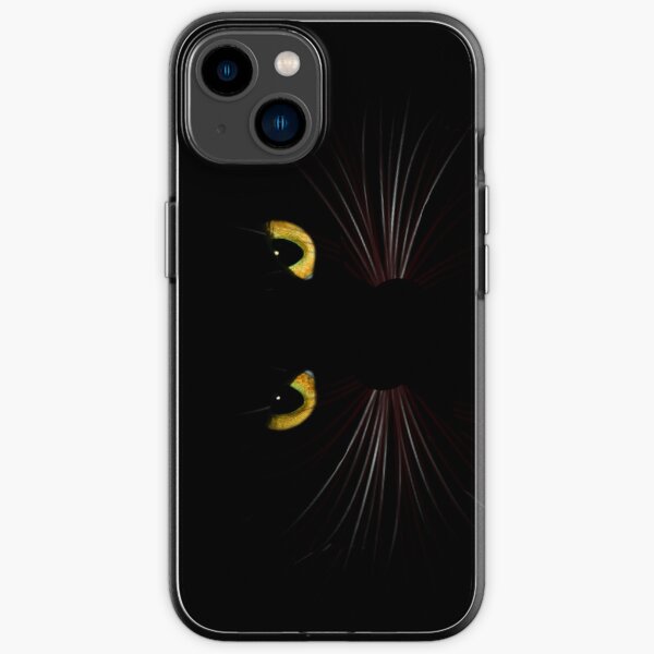 "Black Cat - Horizontal" iPhone Case for Sale by sandnotoil | Redbubble