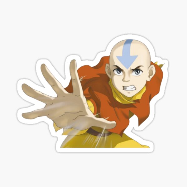 "Avatar the Last Airbender: Aang" Sticker for Sale by alexxandar14 ...