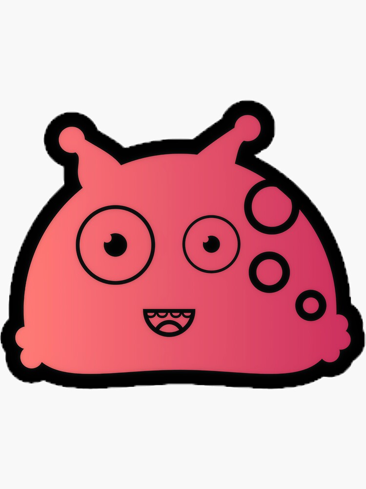 "Cute Blob" Sticker by wamy870 | Redbubble