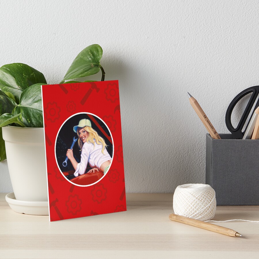 "Grease Monkey - American Beauties Pin-up art by Greg Hildebrandt" Art ...