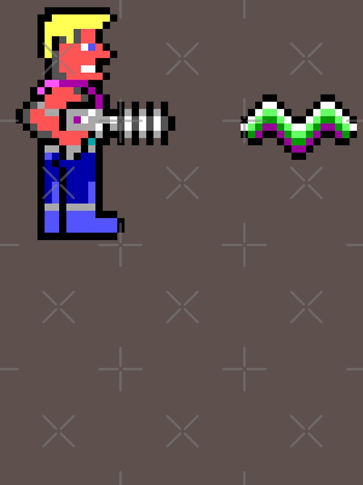 "Duke Nukem Retro Pixel DOS game fan shirt" T-shirt for Sale by ...