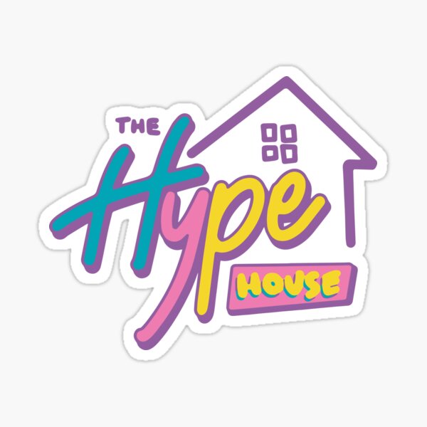 "The hype House" Sticker for Sale by TekknoOutfits | Redbubble