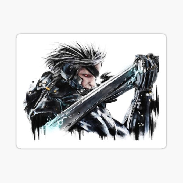 " "Raiden"" Sticker for Sale by RageAnime | Redbubble