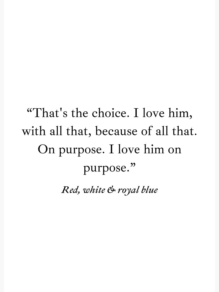Red Blue Quotes Red, White & Royal Blue