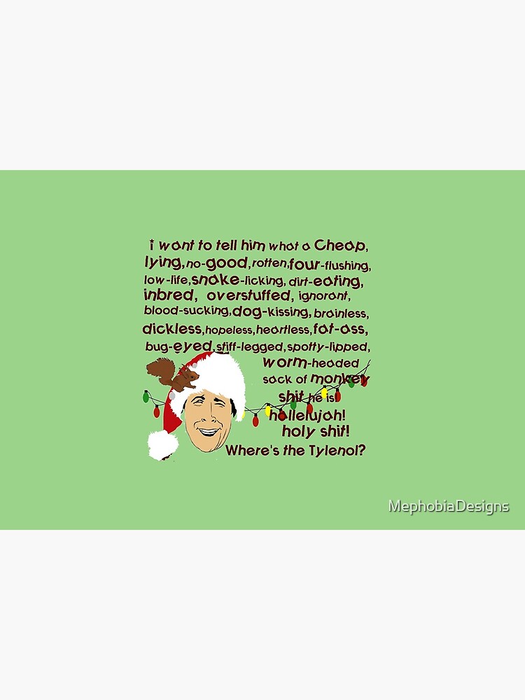 "Clark Griswold Rant" Mask for Sale by MephobiaDesigns | Redbubble