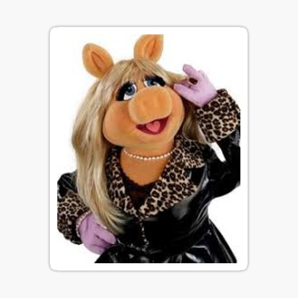 "Miss Piggy" Sticker for Sale by Moldavidson1 | Redbubble