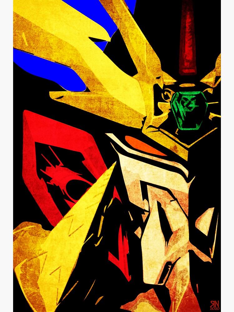 "Genesic Gaogaigar" Sticker for Sale by Rodimus76 | Redbubble