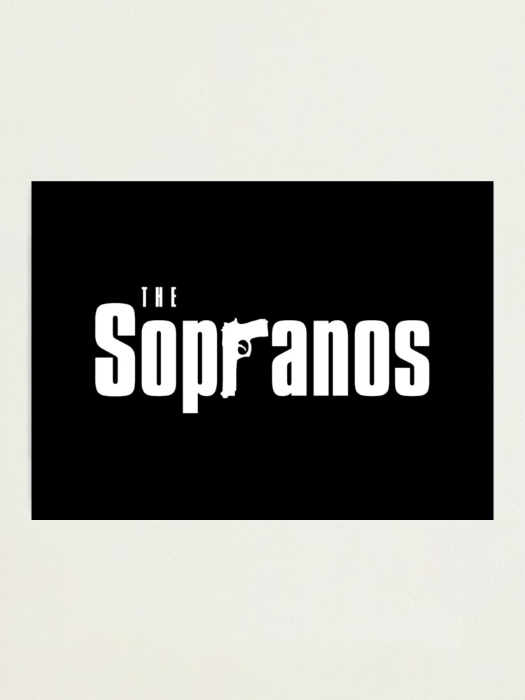 "The Sopranos Logo" Photographic Print by deadbeatmommy | Redbubble