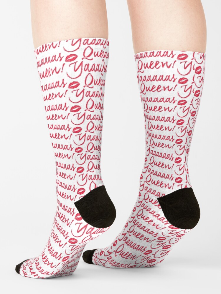 "Yaaaaaas Queen Drag Race" Socks for Sale by Dragtastic | Redbubble
