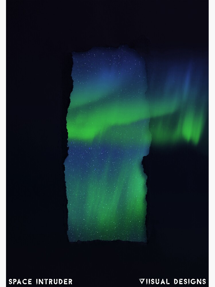 "SPACE INTRUDER 2" Sticker for Sale by ViisualDesigns | Redbubble