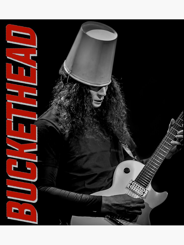 "awesome buckethead" Sticker for Sale by nir384937 | Redbubble