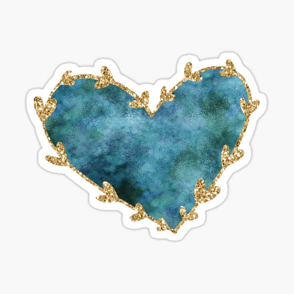 "Aqua Blue Green Ocean Mist" Sticker for Sale by pencreations | Redbubble