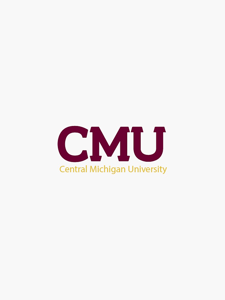 "CMU logo" Sticker by Gwenvell | Redbubble