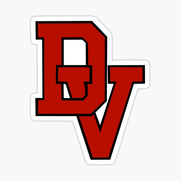 "Interlocking DV" Sticker for Sale by jaquemv | Redbubble