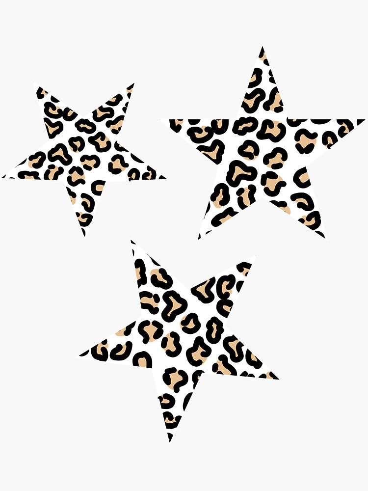 "CHEETAH STAR STICKER PACK" Sticker by sarahjulwhite | Redbubble
