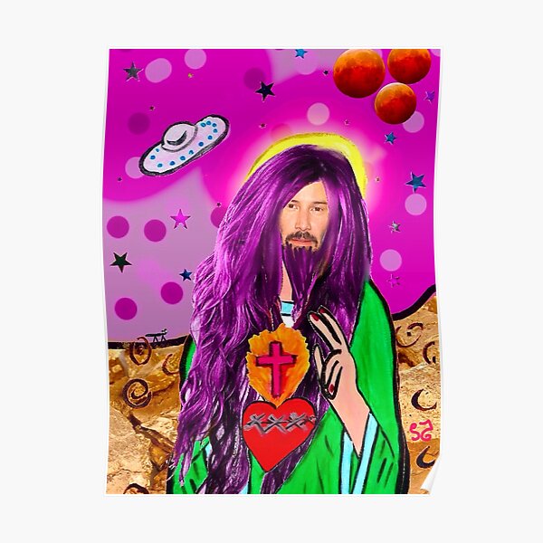 Keanu Reeves Jesus Posters | Redbubble