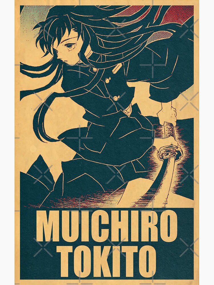 "Muichiro Tokito - Demon Slayer" Sticker for Sale by Sasarious | Redbubble