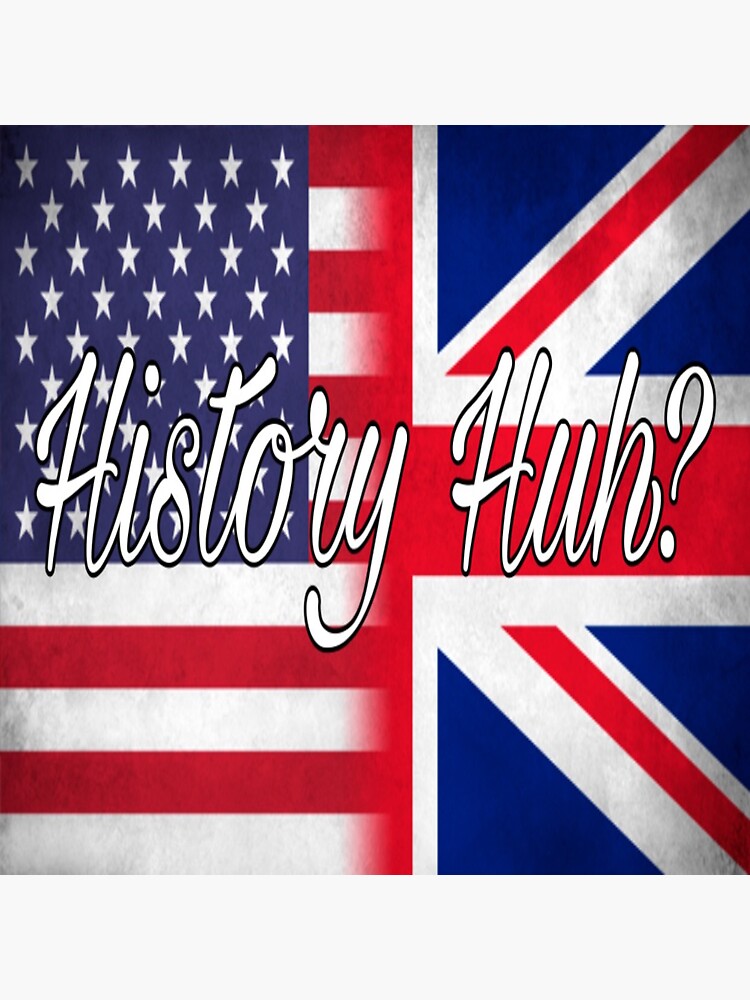 "History Huh? - Red, White & Royal Blue" Sticker for Sale by ...