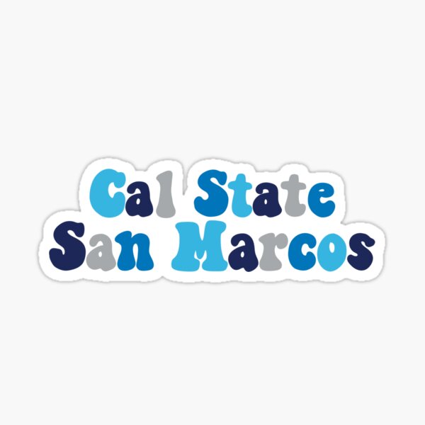 "CSUSM, cal state San Marcos, " Sticker for Sale by ashlynpease | Redbubble