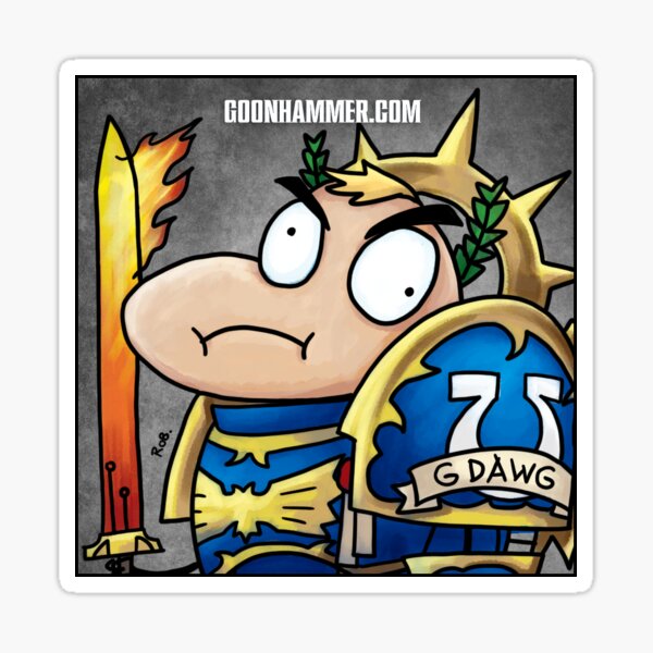"Goonhammer G DAWG" Sticker by goonhammer | Redbubble