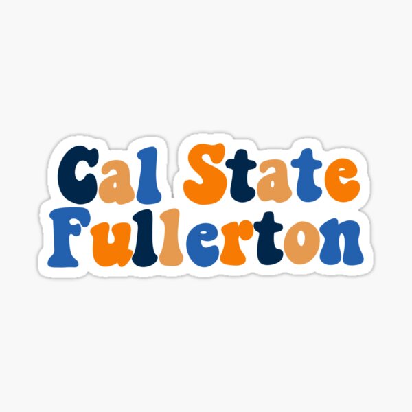 "California statue university, Fullerton, csuf, California " Sticker ...