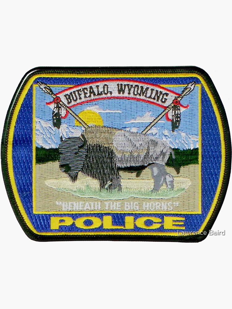 "Buffalo Police Department" Sticker for Sale by lawrencebaird | Redbubble