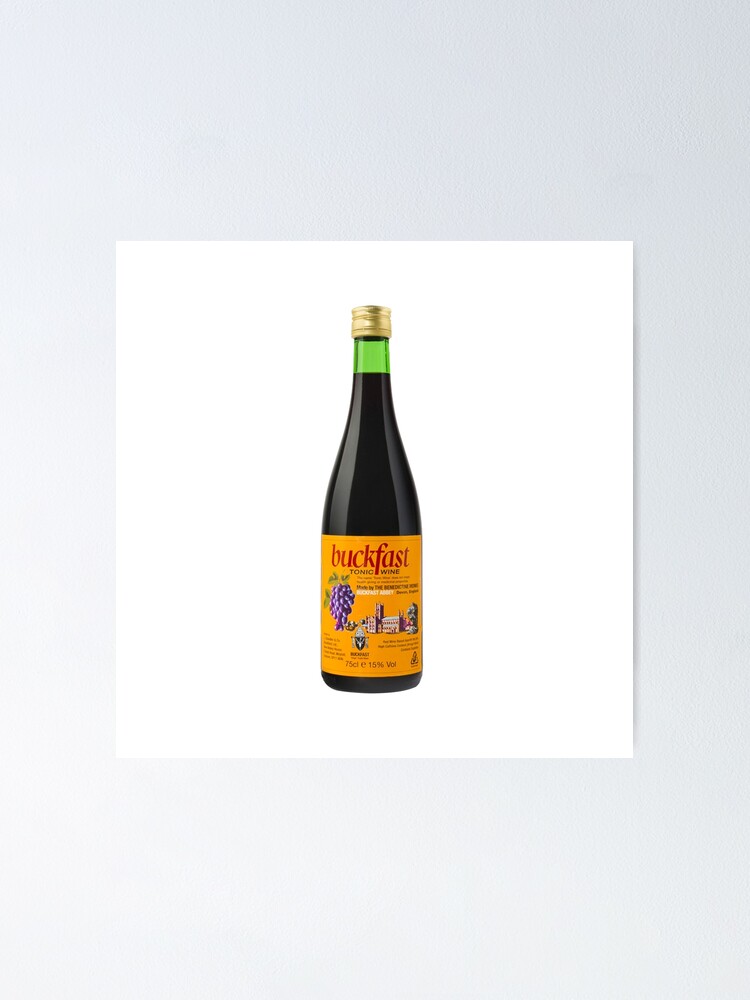 "Buckfast Bottle" Poster by MACTEE | Redbubble