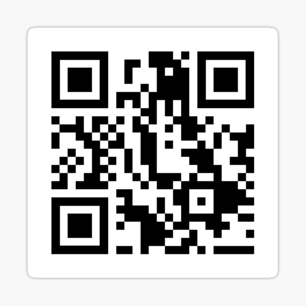 "PST QR Code" Sticker by porfysoundtrack | Redbubble