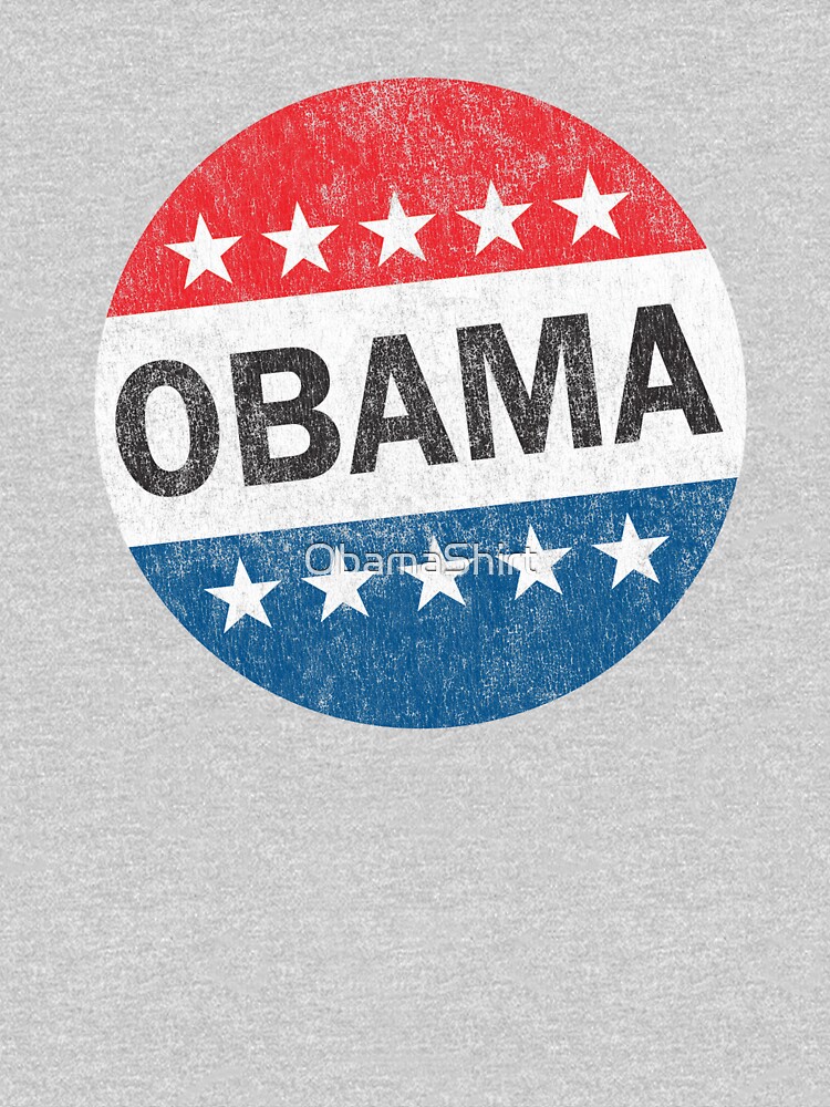 "Vote Obama 2012 Vintage Button Shirt" T-shirt for Sale by ObamaShirt ...