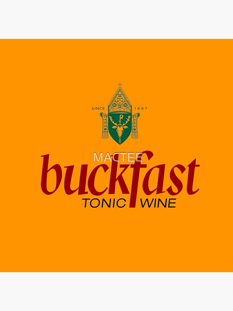 "Buckfast" Throw Pillow for Sale by MACTEE | Redbubble