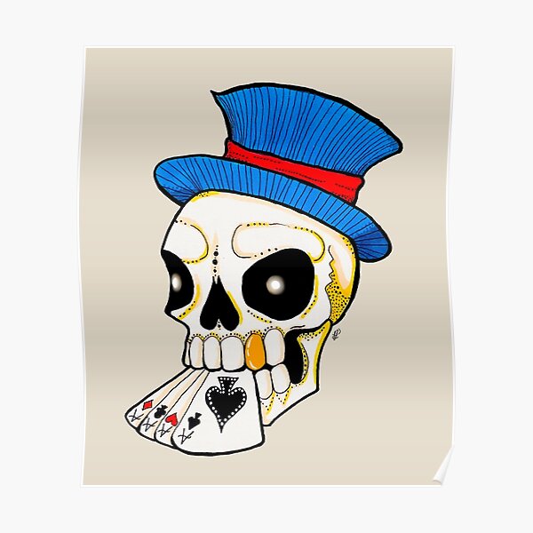 "The Card Dealer" Poster for Sale by Lizzie-Landis | Redbubble