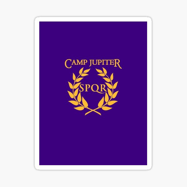 Vinyl Sticker Percy Jackson Inspired Camp Jupiter Spqr Percy Jackson