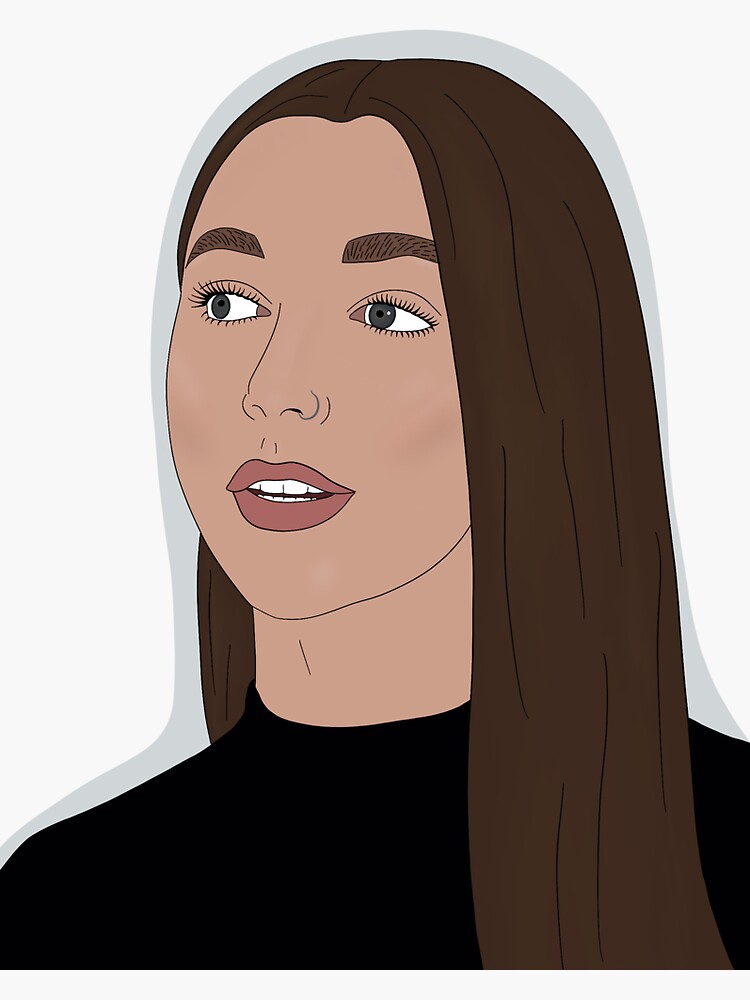 "Emma Chamberlain" Sticker for Sale by jlcreationz | Redbubble