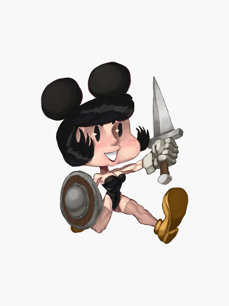 "Rat Girl" Sticker by Jamhardt | Redbubble