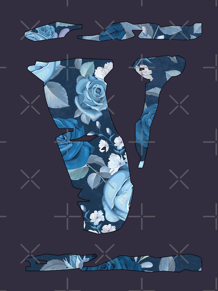 "Vlone Blue Flowers " T-shirt for Sale by l7rach2 | Redbubble | vlone t ...