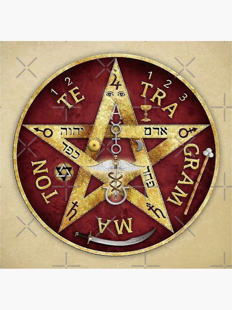"Tetragram" Art Print for Sale by Oklaf74 | Redbubble