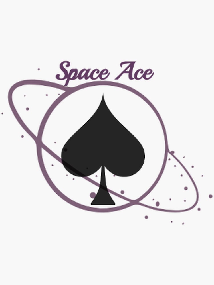 "Space Ace" Sticker for Sale by aceoftays | Redbubble