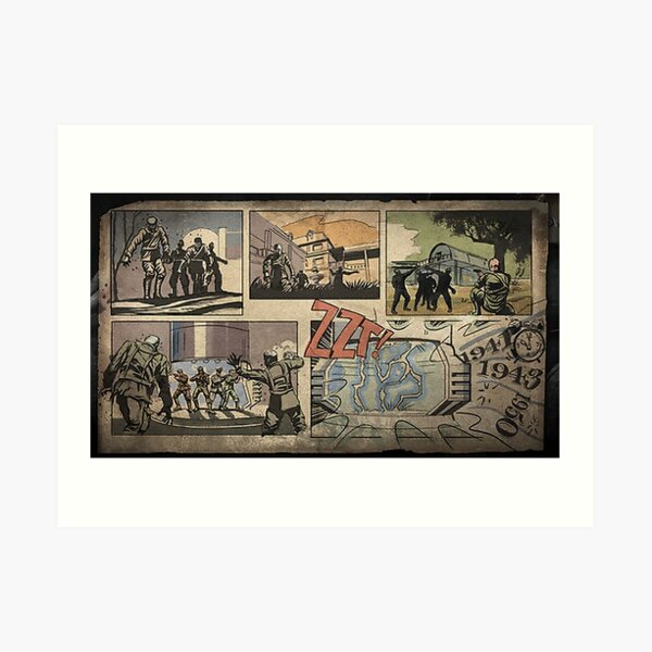 "Zombies loading screen comic" Art Print for Sale by Rccola55 | Redbubble