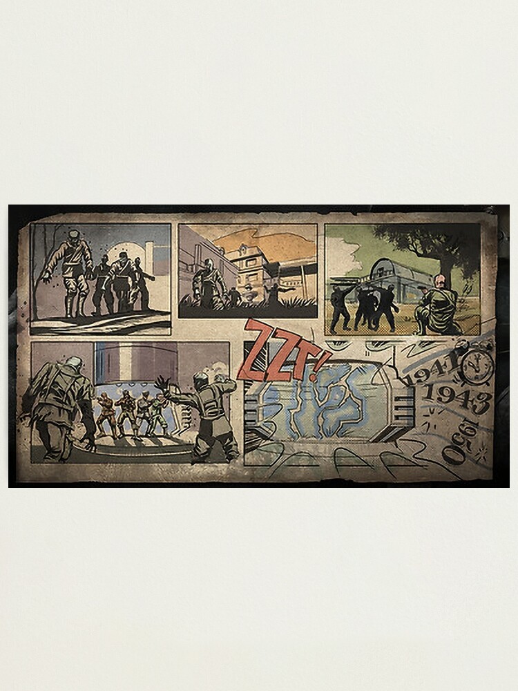 "Zombies loading screen comic" Photographic Print for Sale by Rccola55 ...