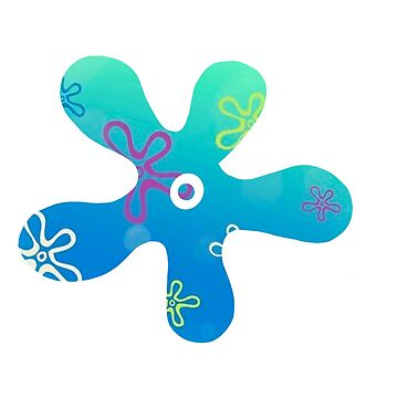 "spongebob flower" Sticker for Sale by caitnozka | Redbubble