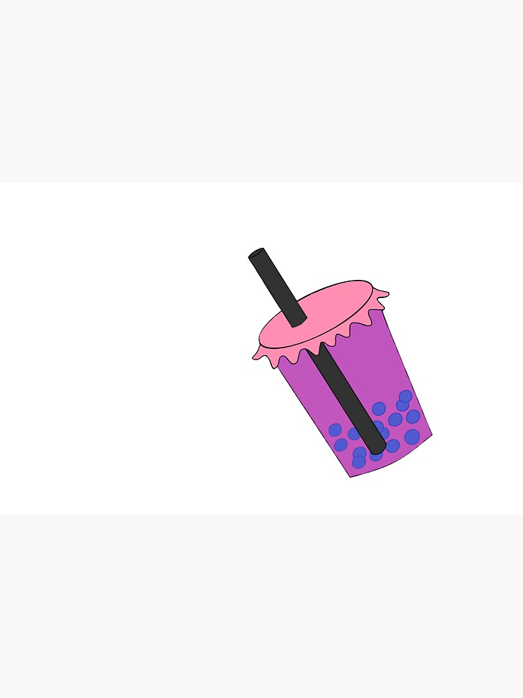 "Pink, purple and blue boba sticker ;)" Sticker for Sale by ...