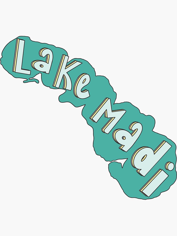 "Lake Madi " Sticker by clarabinstock | Redbubble