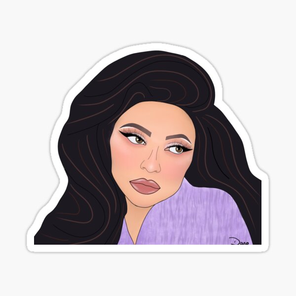 "Kylie Jenner " Sticker for Sale by danodraws314 | Redbubble