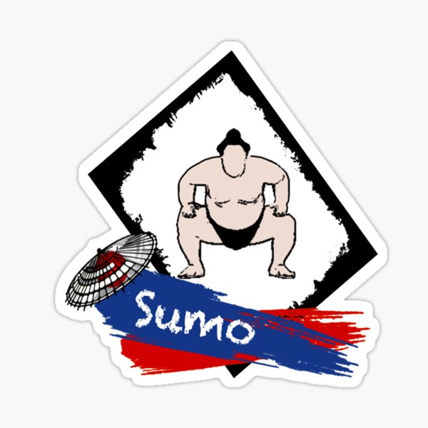 "Sumo #RedBubble" Sticker for Sale by JaysonBangit | Redbubble